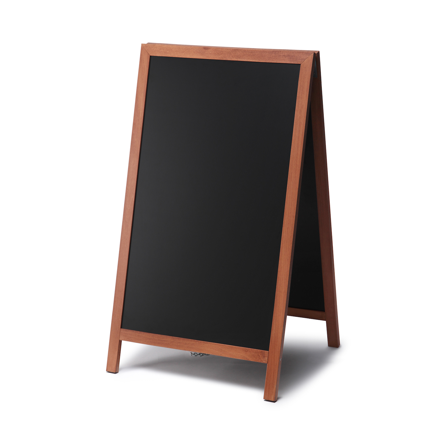 27x47 A-Frame Chalkboard - Sidewalk Sign - Solid Beech - Light Brown