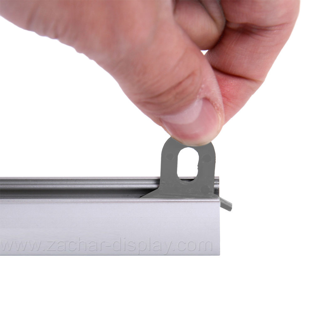 96-inch Banner Hanger with Hinged Grip Clamp Rails