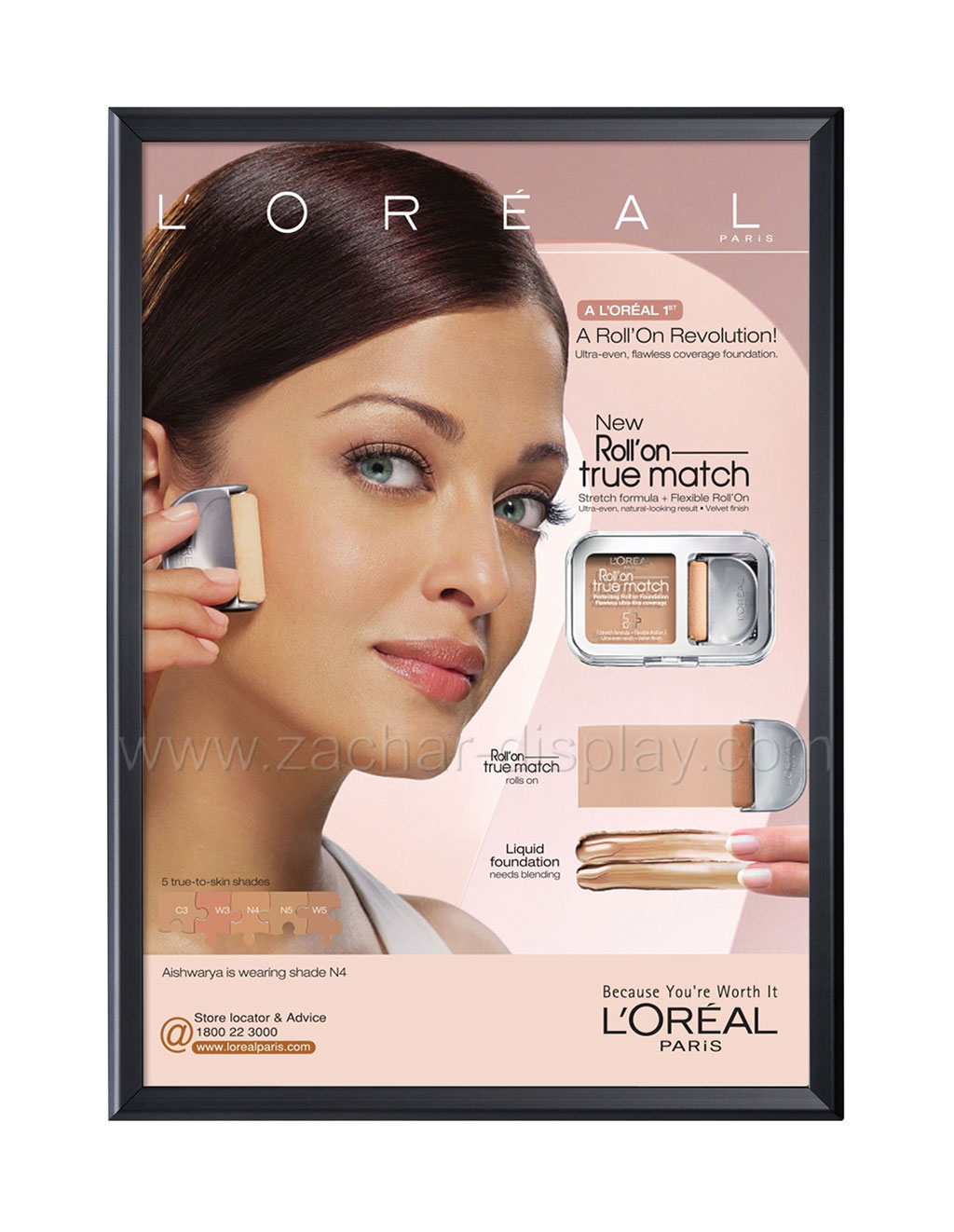 Poster Frame | 36 x 48 | Snap Frame | Classic | Black