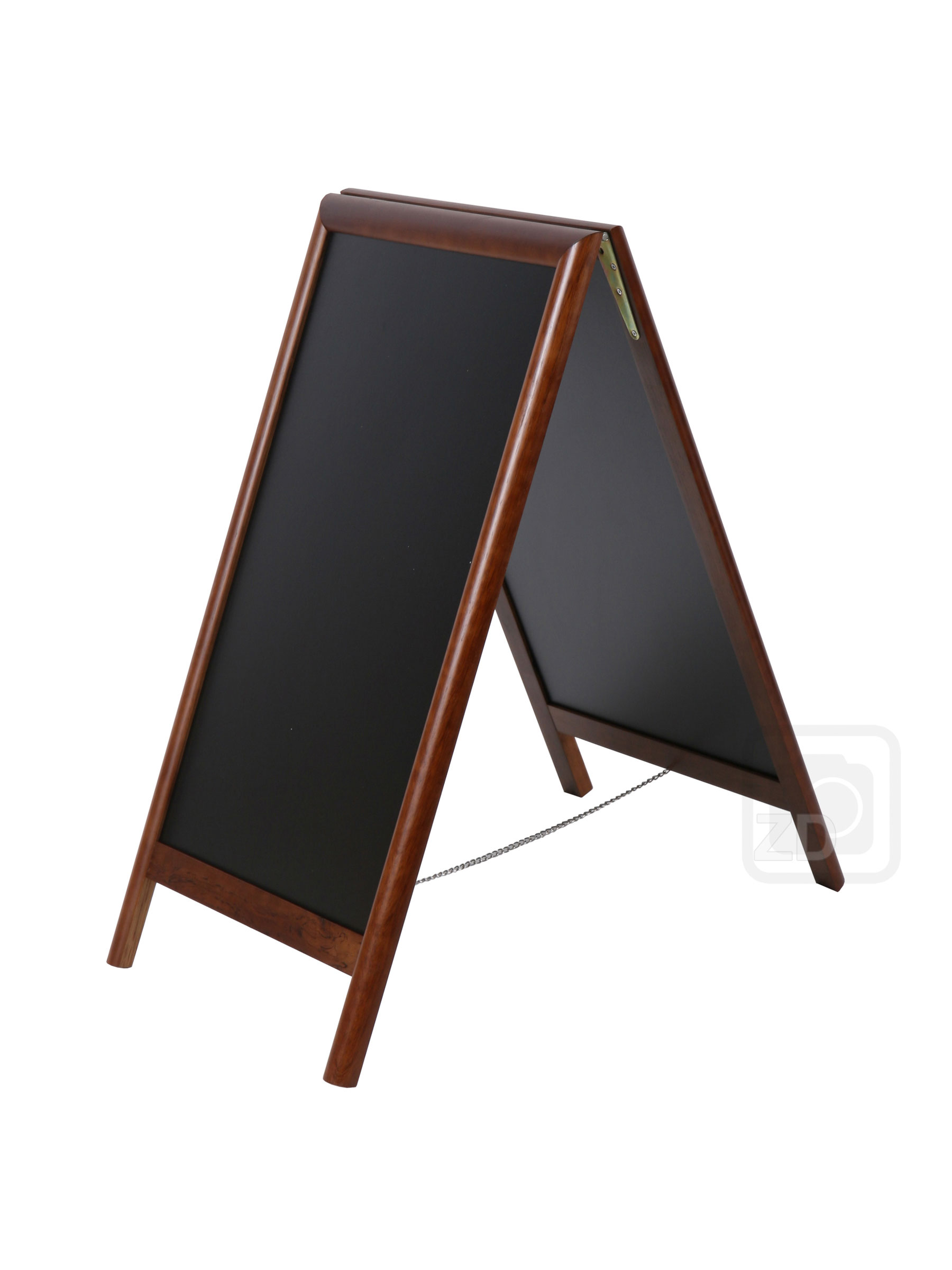 27x46 Large - Dark Brown - A-Board Chalkboard