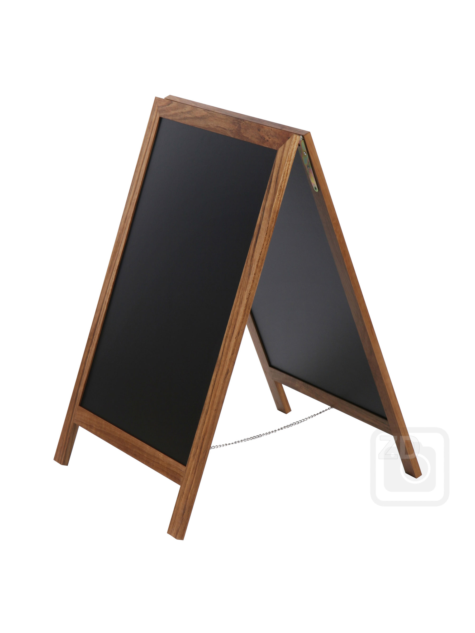 22x33 Medium - Teak Brown - A-Board Chalkboard