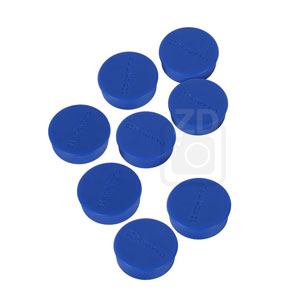 Magnets - Large size - Blue colour - Set of 8pcs